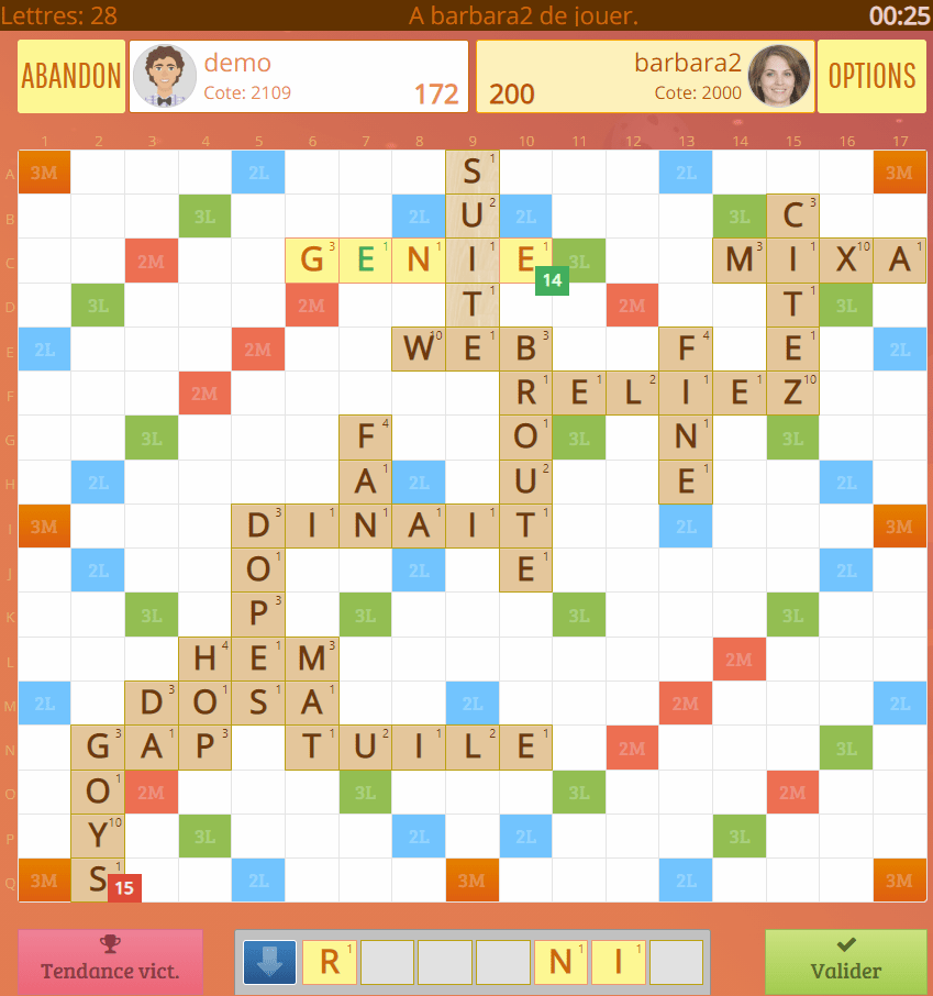 Free Online Multiplayer Word Game Rackword